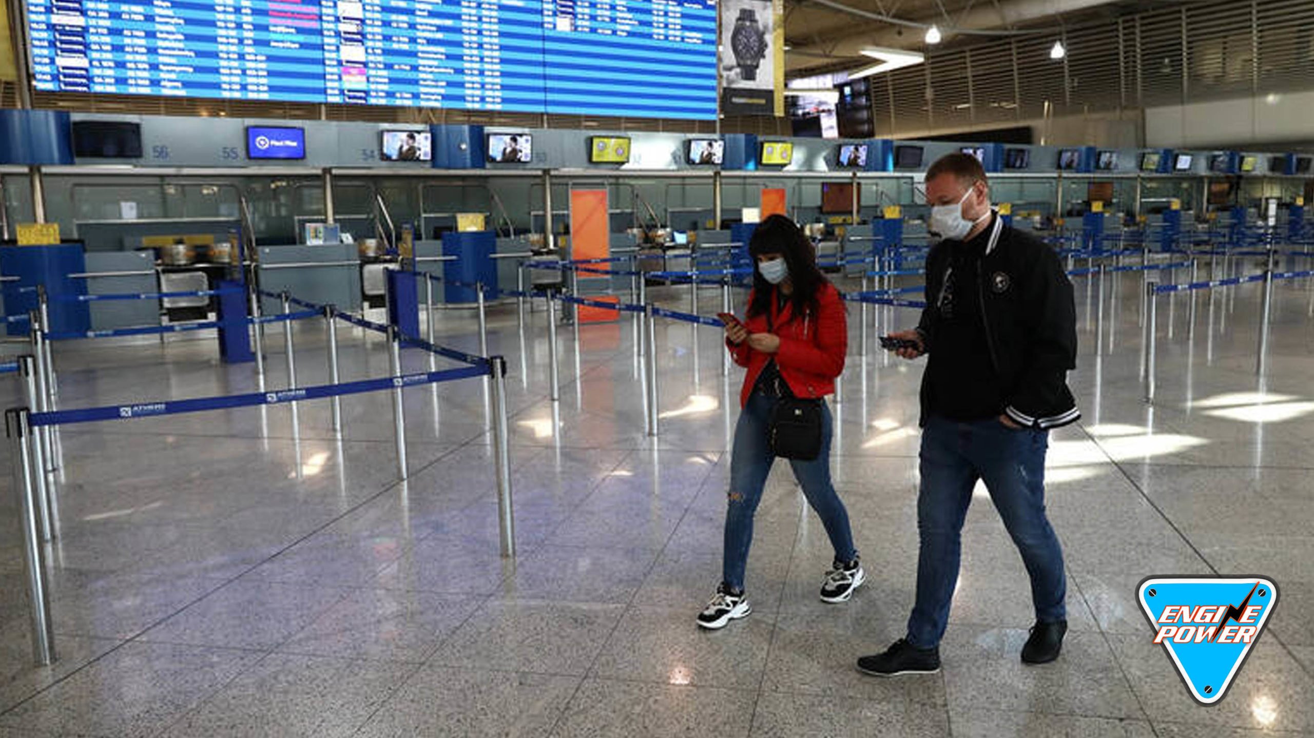 αδεια αεροδρομια, μειωση πτησεων, πτωση τουρισμου | ENGINE POWER