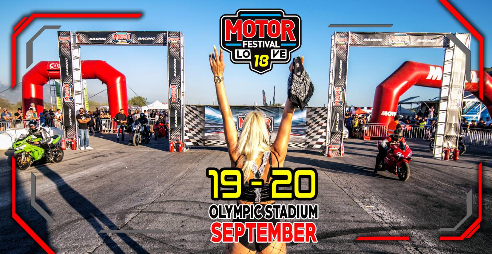 18th Motor Festival 19-20 September Olympic Stadium | Only Love ...